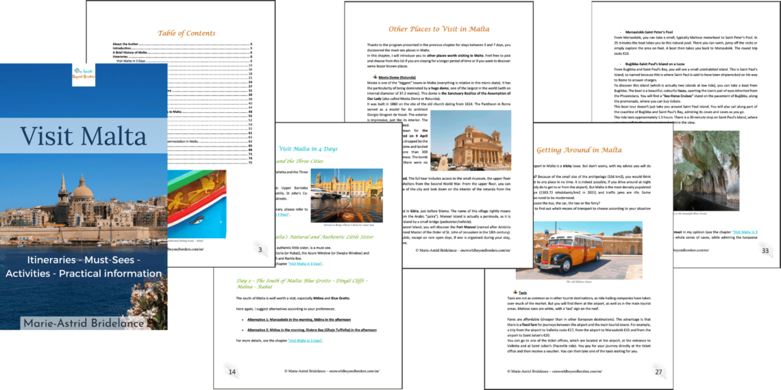 Visit Malta Guide - One World Beyond Borders